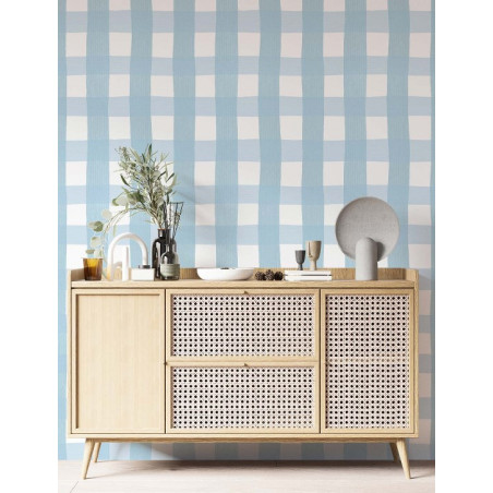 Wallpaper Hors Collection - Vichy - Papermint