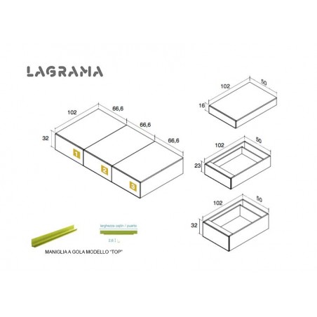 Buy Kubox System - Easy Way - 3 Bed Kubox Elements - Le Civette sul Comò